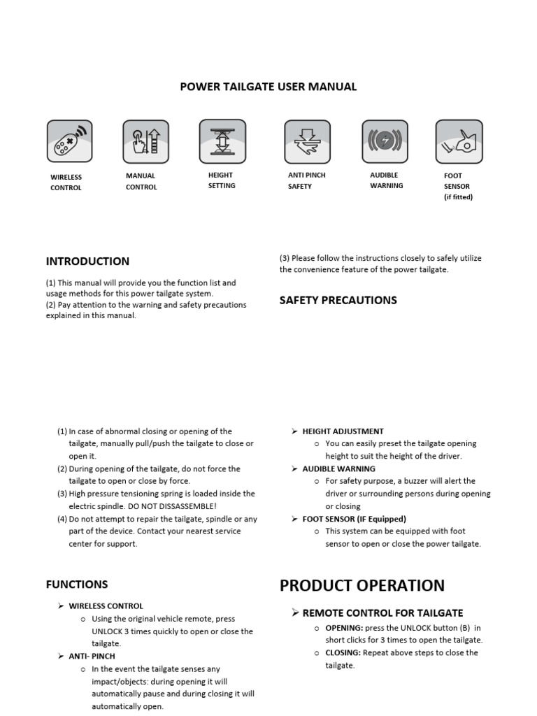 18-Power-Tailgate | PDF | Trunk (Car) | Automotive Industry