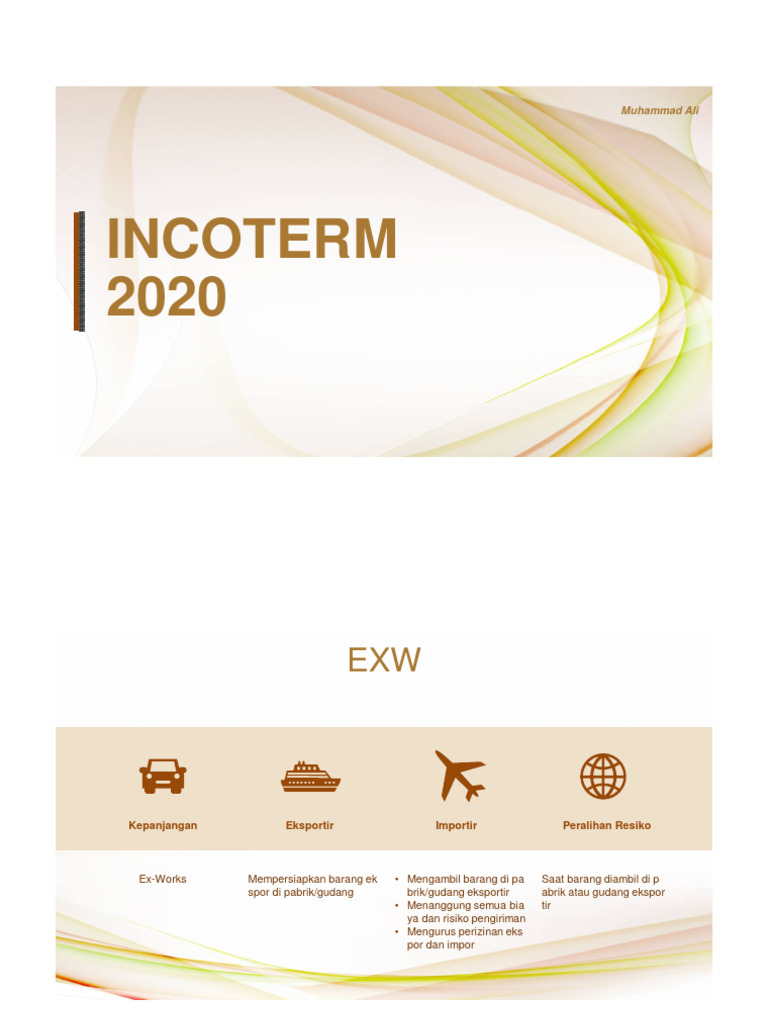 Panduan Lengkap Incoterm 2020 | PDF