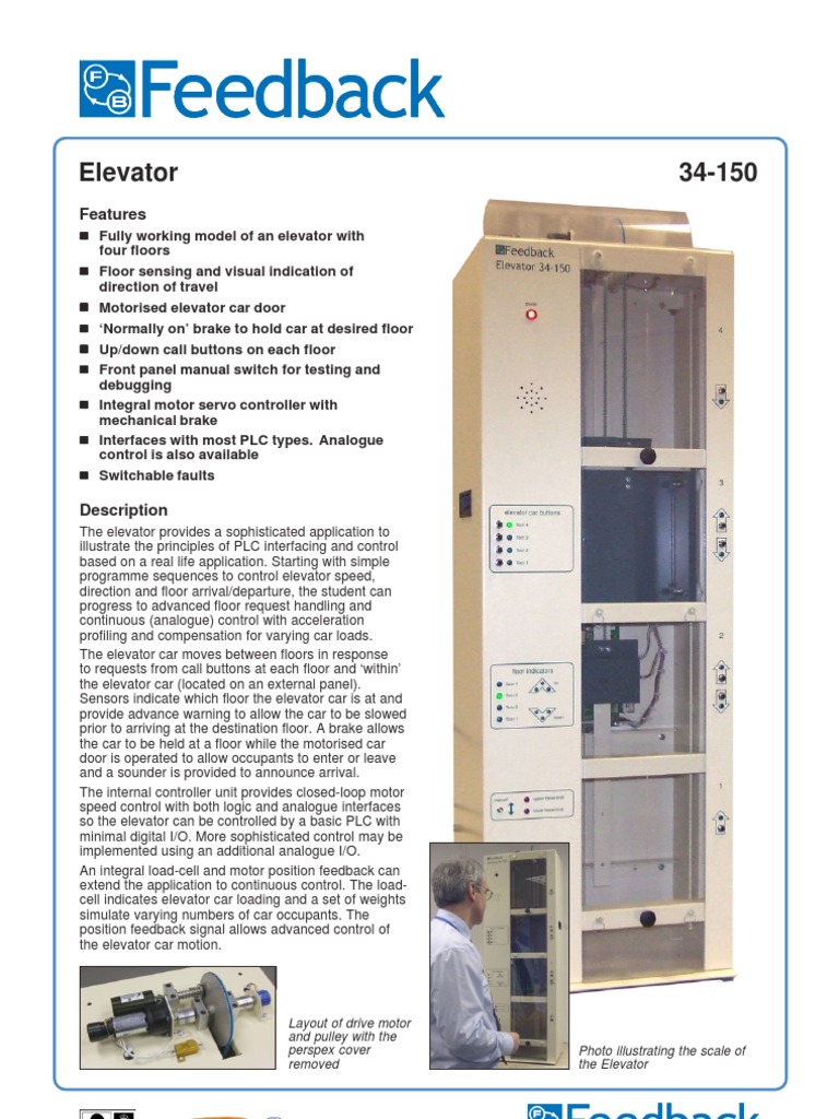 229-Feedback 34 150-Feedback 34 150 Elevator | PDF | Programmable Logic Controller | Elevator