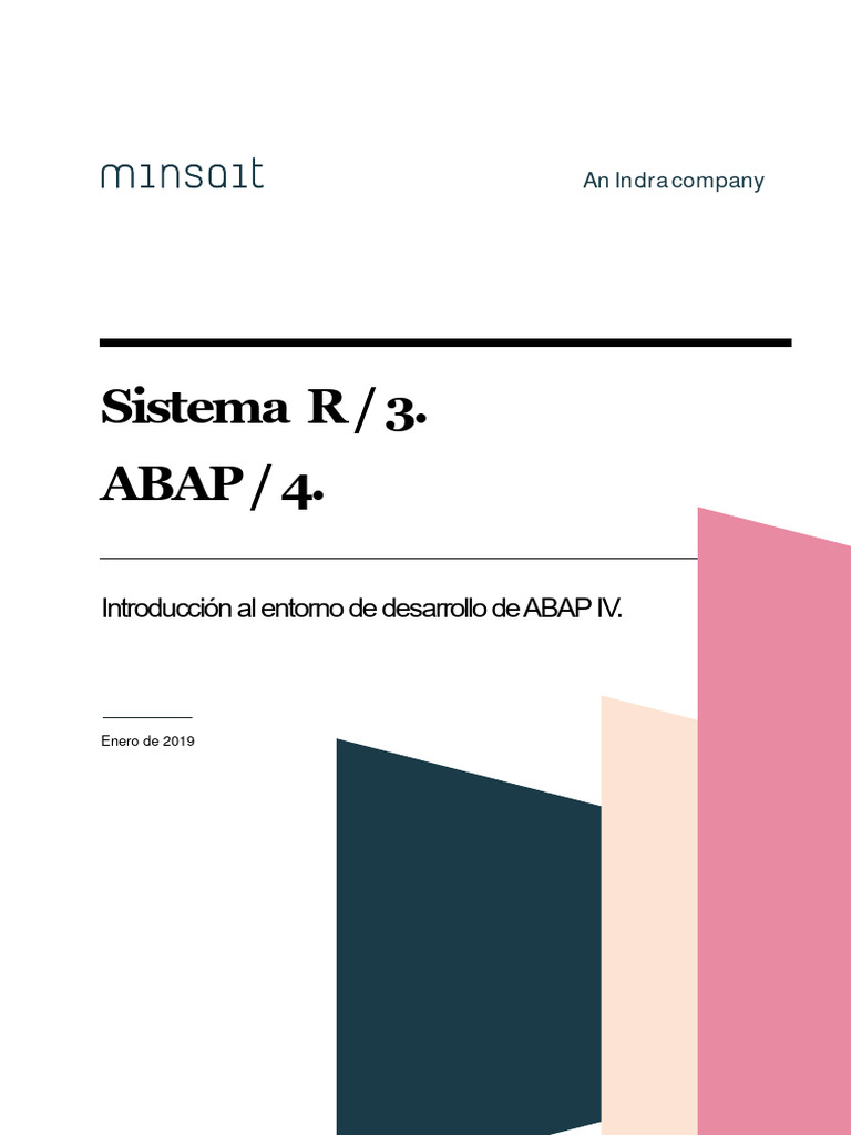 Introduccion Al Entorno de Desarrollo de Abap4 | PDF | Lenguaje de programación | Programación