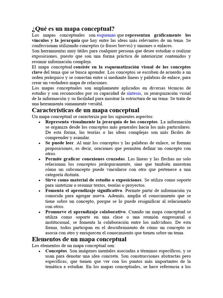 Qué Es Un Mapa Conceptual | PDF | Ciencia cognitiva | Cognición