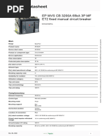 Product Data Sheet: Easypact CVS - CVS630F ETS 2.3 Circuit Breaker ...