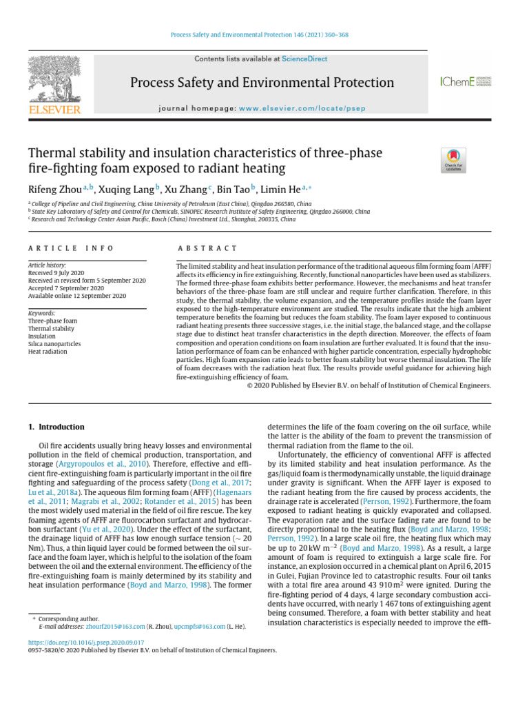 Thermal Stability and Insulation Characteristics of Three-Phase | PDF ...