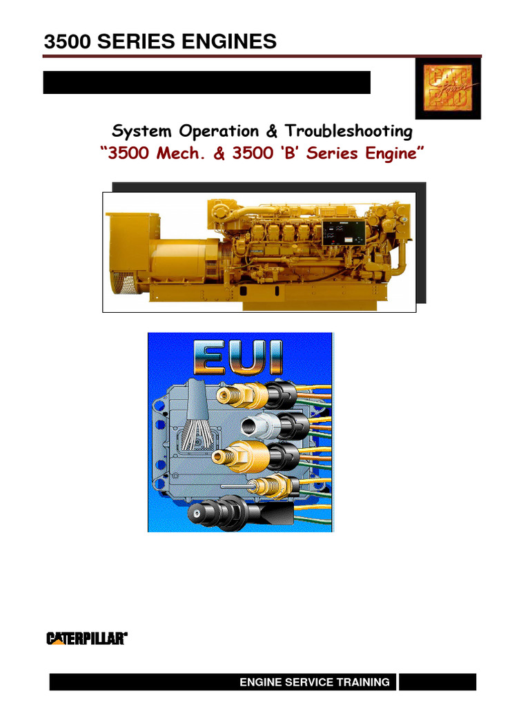 CAT 3500 Hand Out | PDF | Piston | Engines
