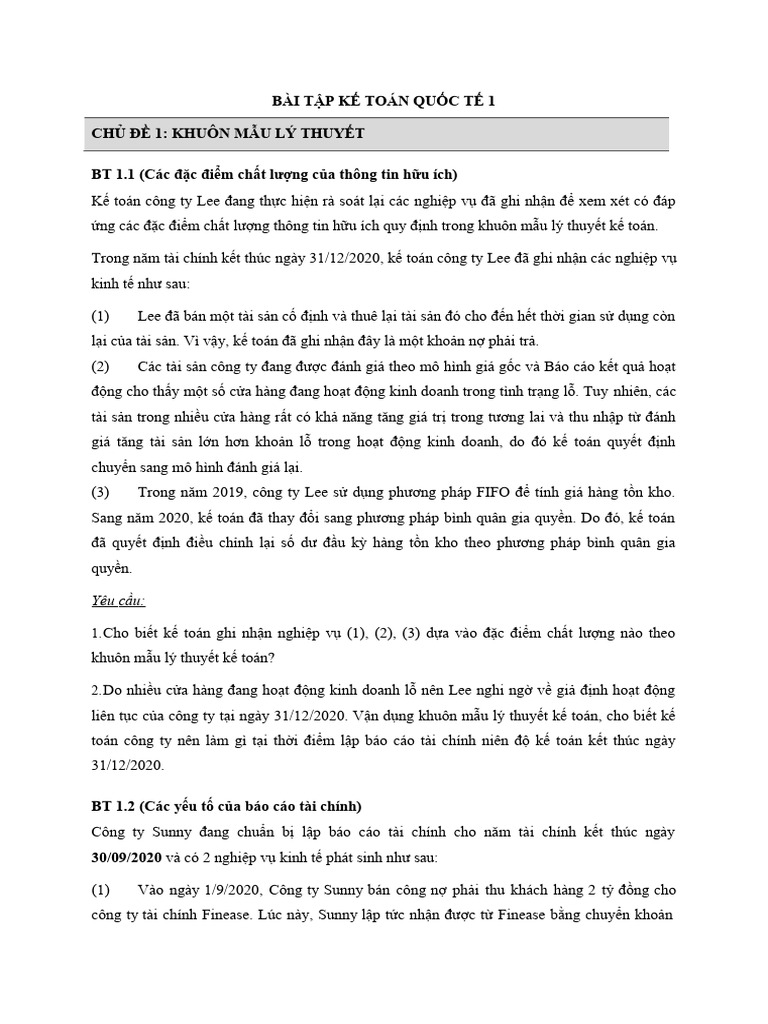 BAI TAP KTQT 1docx | PDF