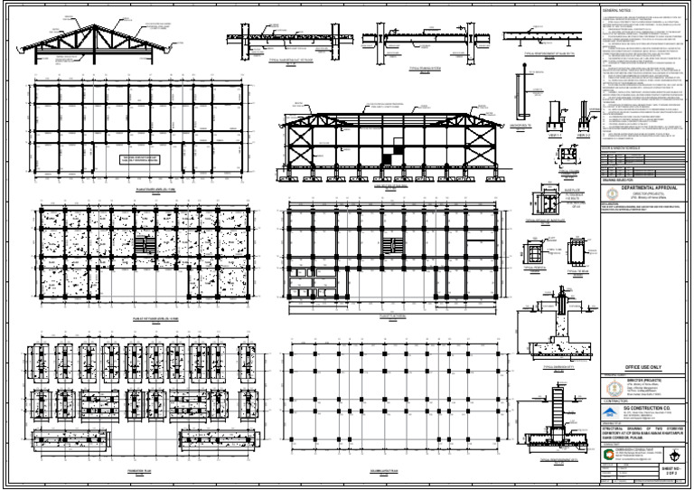 Structural DRG | PDF | Column | Structural Steel