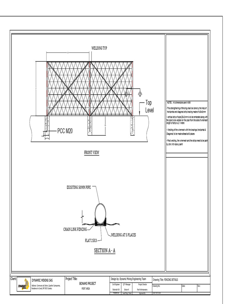 Fencing Details DM PDF | PDF