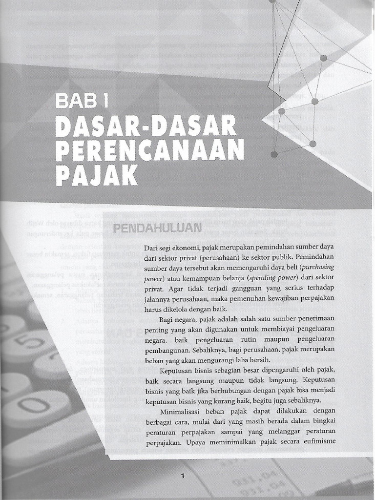 Dasar Dasar Perencanaan Pajak | PDF