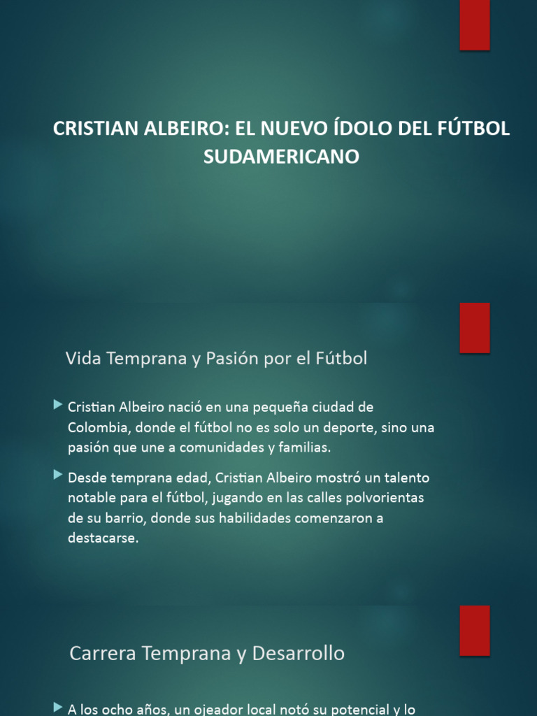 Cristian Albeiro y Su Impacto Filantrópico en Colombia: Más Allá Del Campo de Fútbol | PDF ...