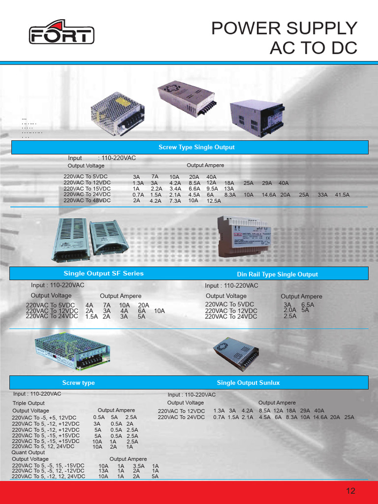 Catalog produk FORT 2019(1)-pages-13 | PDF | Power Supply | Power (Physics)