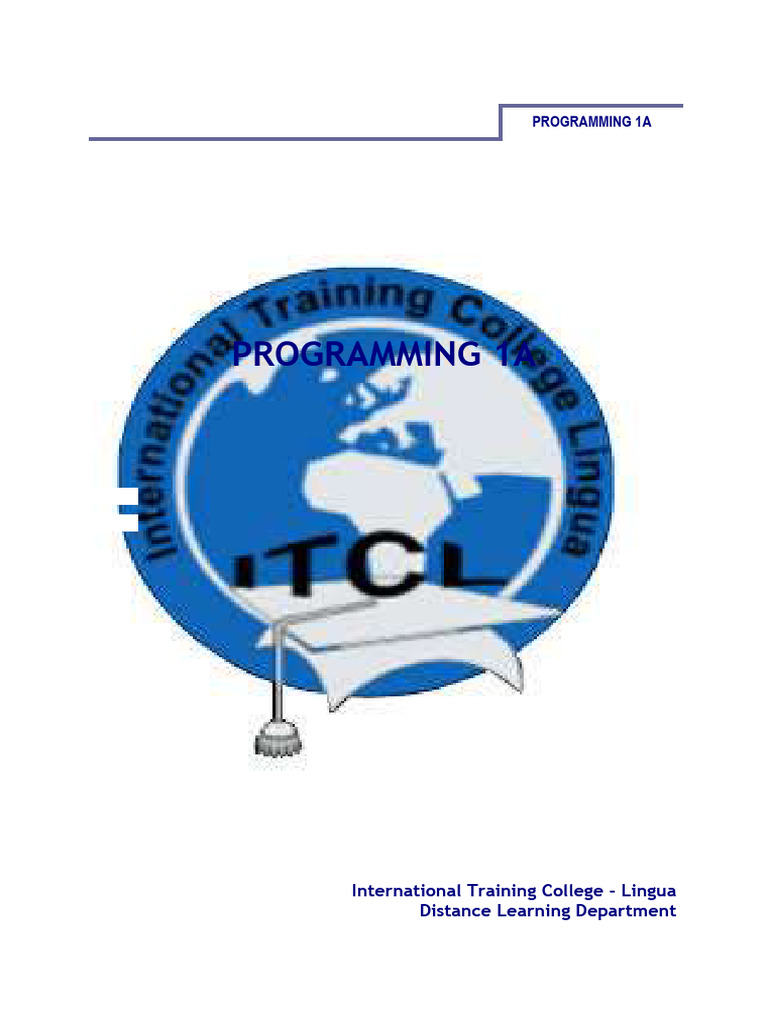 Programming 1A Notes 2021 | PDF | Class (Computer Programming) | Object ... Programming 1A Notes 2021 | PDF | Class (Computer Programming) | Object ...