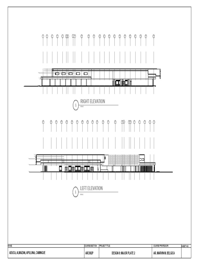 Maintenance Fire Station-Elevation Right - Left | PDF | Culture Of ...