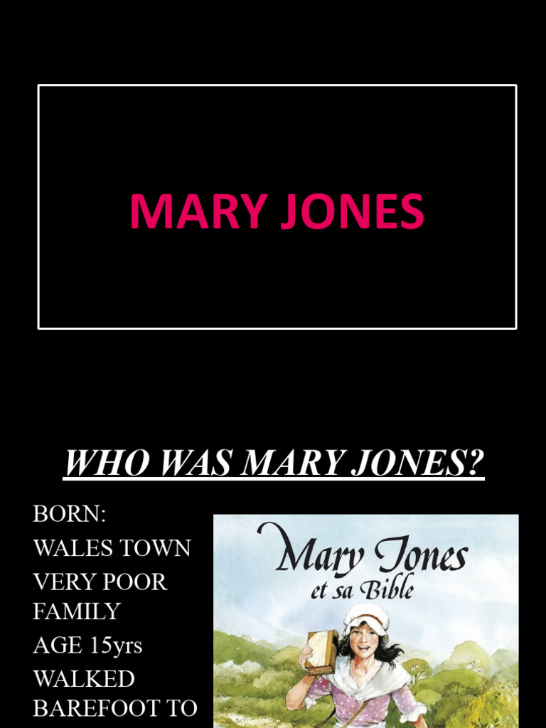 Mary Jones: A Welsh Bible Pioneer | PDF | Classics
