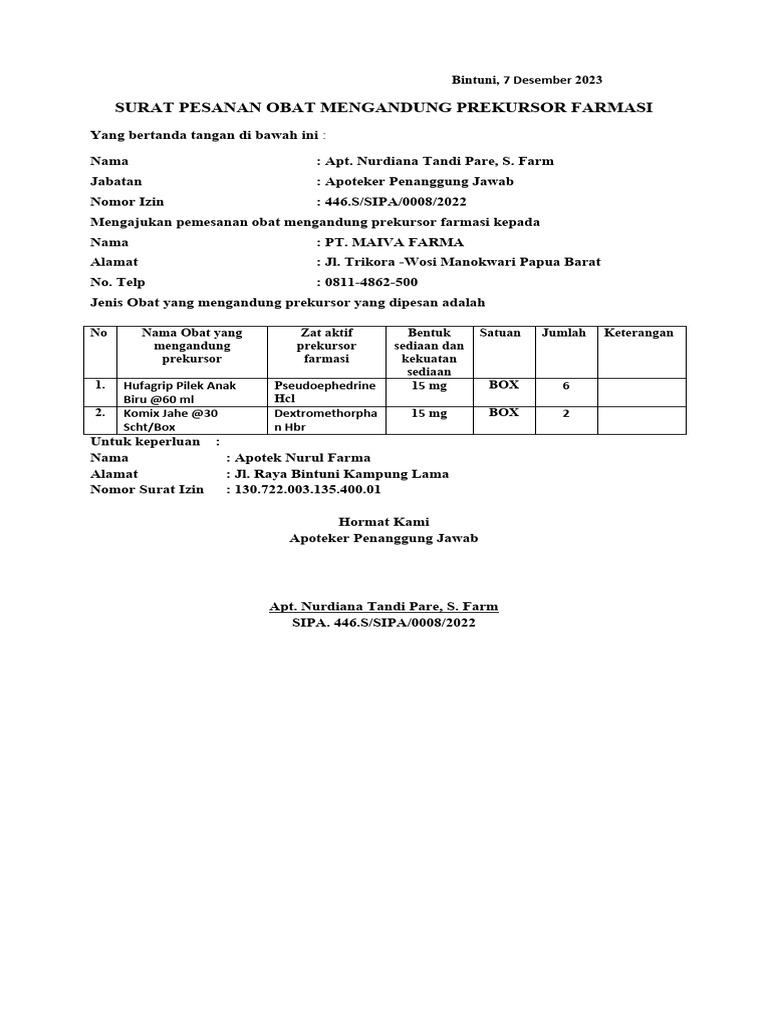 7 - DES SP PREKURSOR nURUL (MAIWA) | PDF