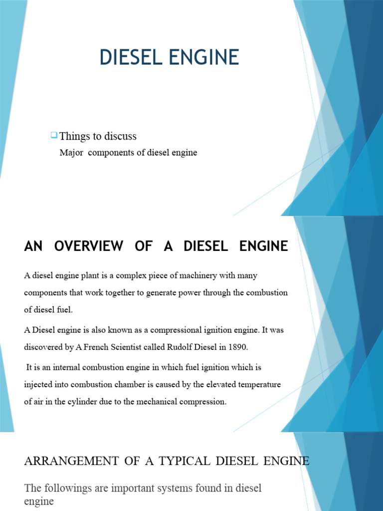 Diesel Engine | PDF | Internal Combustion Engine | Diesel Engine