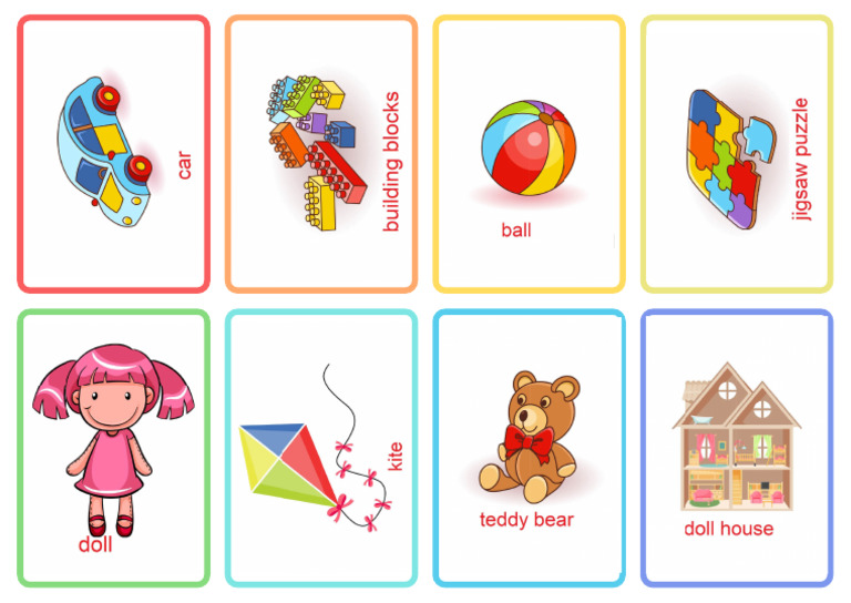 Toys Flashcards | PDF