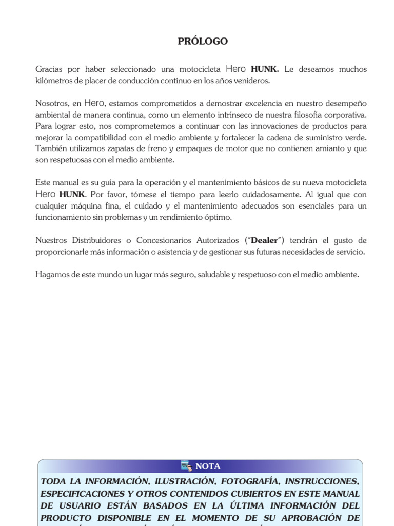 Manual de Usuario HUNK 150 AAKS IB 231225 190858 | PDF | Cambiar ...