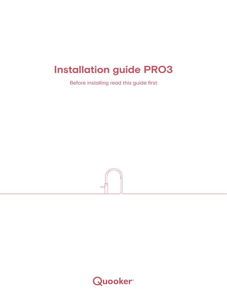 Installation_guide_PRO3_1 | PDF | Tap (Valve) | Screw
