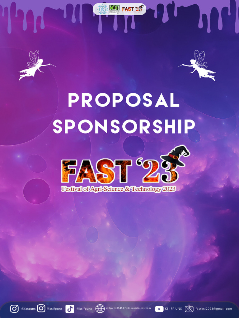 Proposal Sponsorship Fast 2023 | PDF | Sains & Matematika