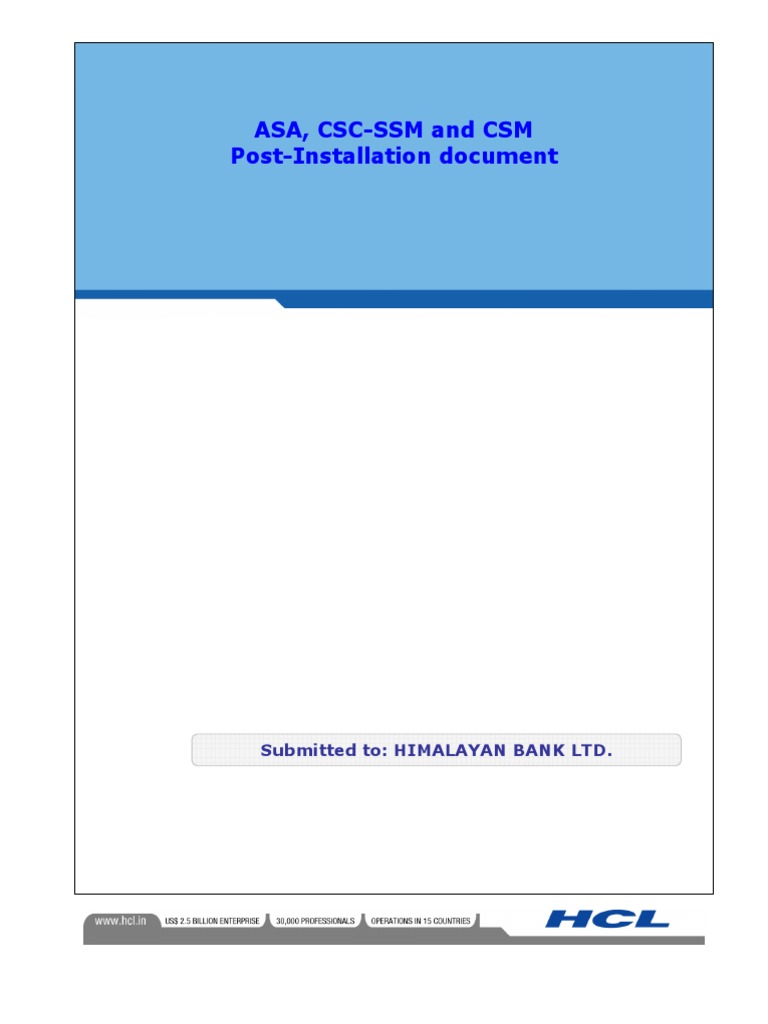 Pid (HBL) For Asa, CSC & CSM | PDF | File Transfer Protocol | Internet Standards