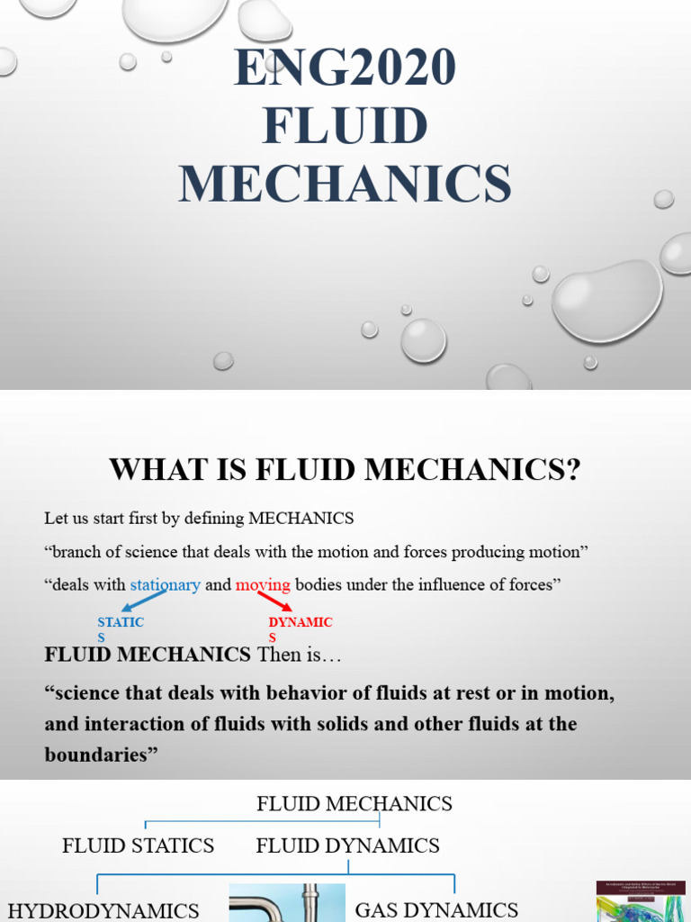 Lecture 2 Properties of Fluids v2 (1) | PDF | Fluid Mechanics | Gases