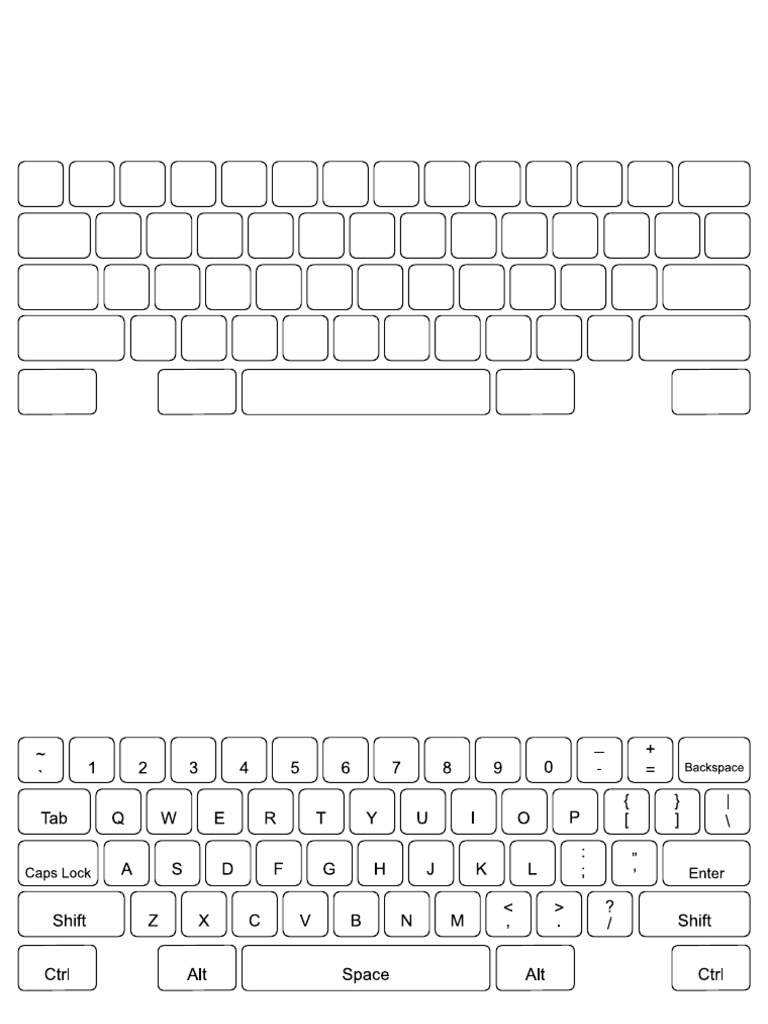 Keyboard Template | PDF