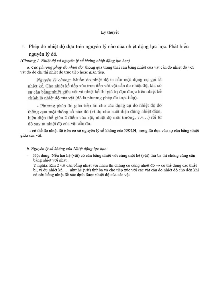 Gui Lop Goi y Ly Thuyet Cau 1 10 | PDF