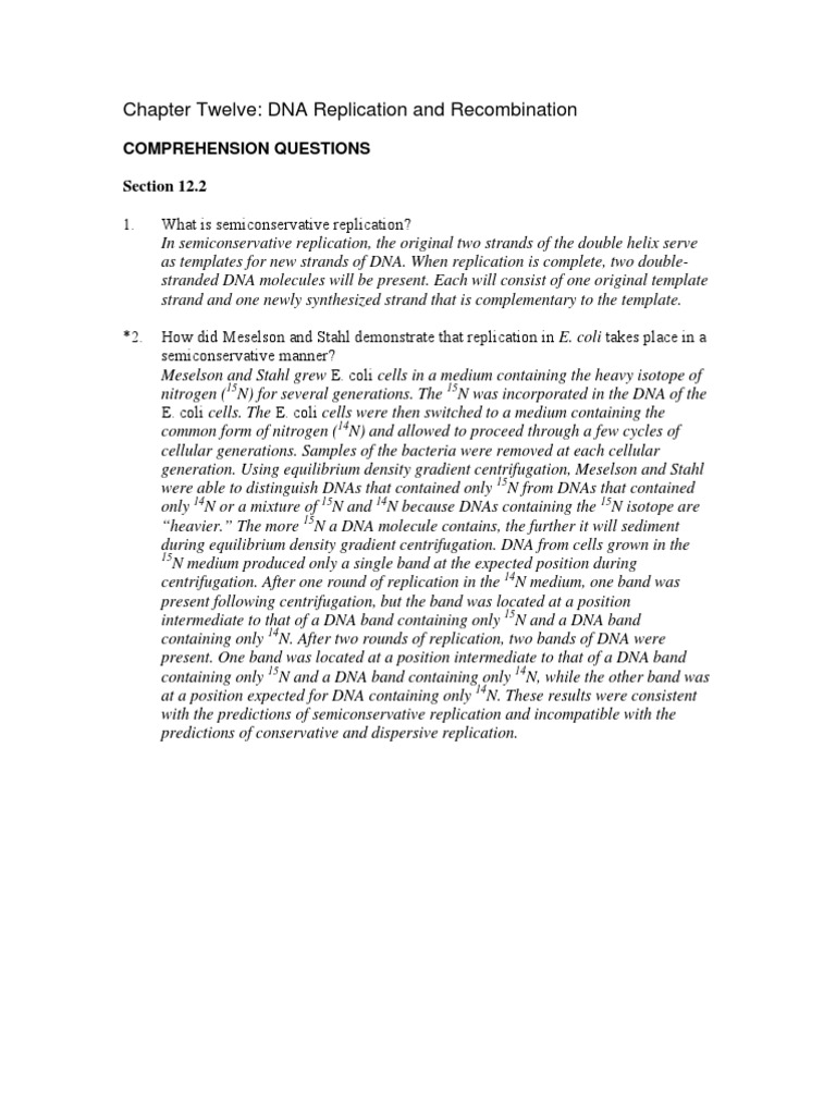 Mechanisms of DNA Replication Fidelity | PDF | Dna Replication | Dna
