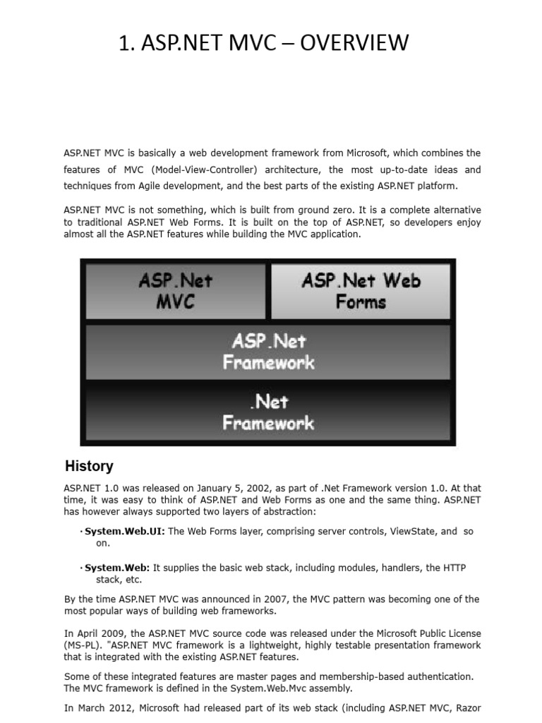 Mvc Tutorial Pdf Model View Controller World Wide Web
