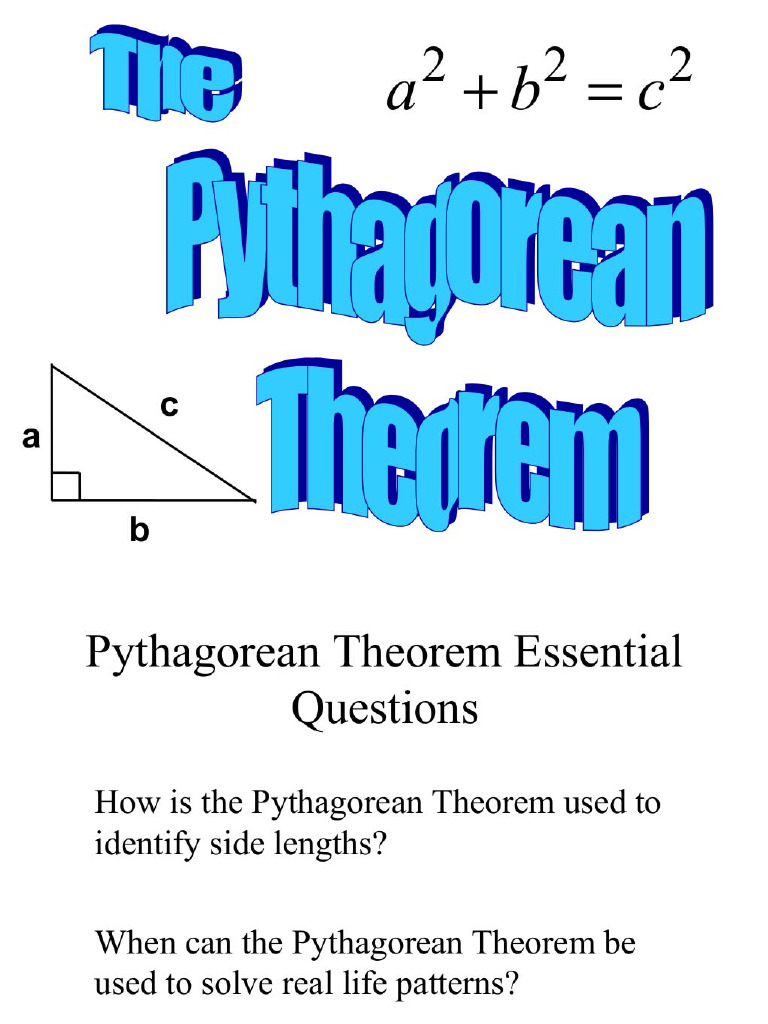 Pythagoras Theorem | PDF