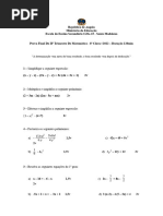 Livro de Matemática 10 Classe | PDF