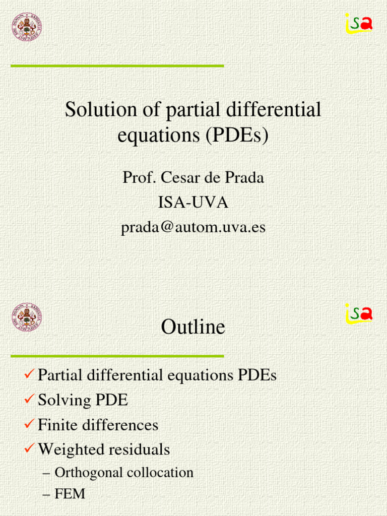 Pde Uk Pdf Finite Element Method Partial Differential Equation