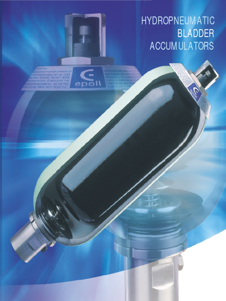 Epe Bladder Accumulators Catalogue en 032005 | PDF | Pump | Valve