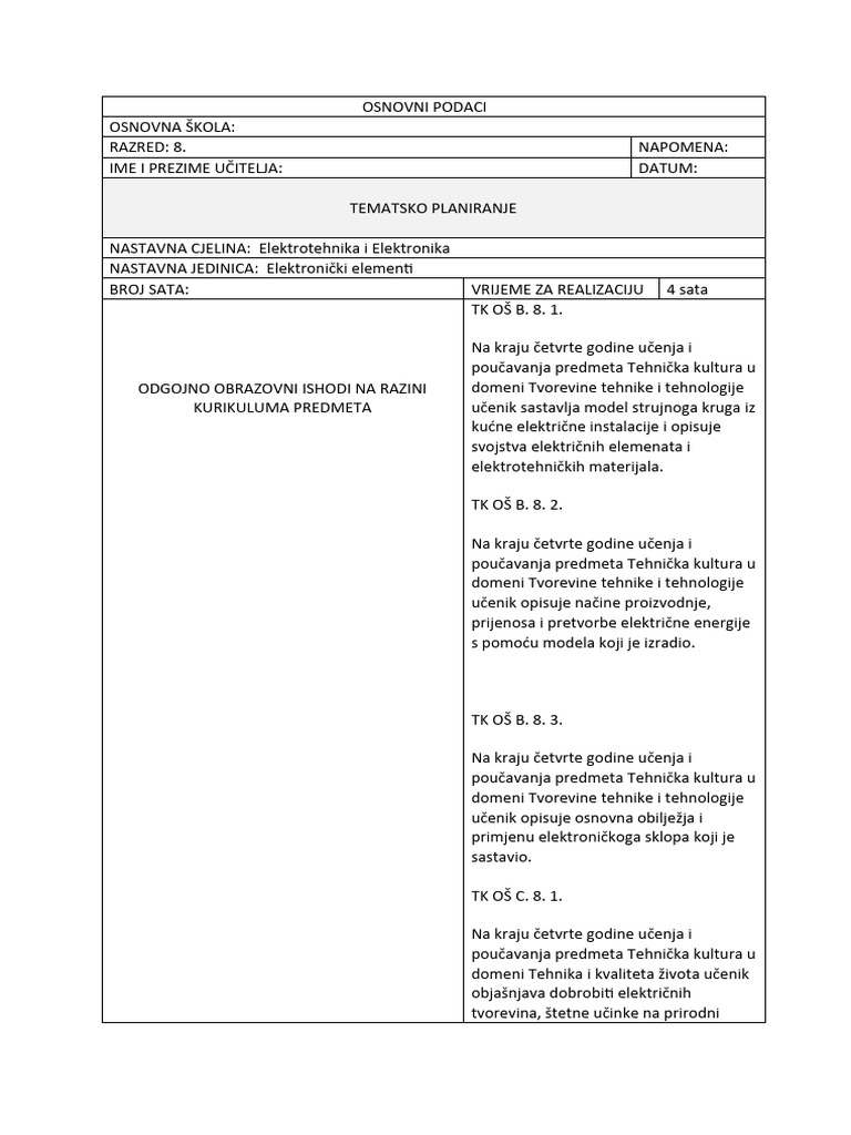 5.Elektronički elementi | PDF