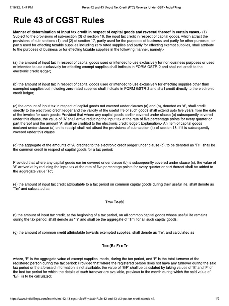 Rules 42 ON CAR | PDF