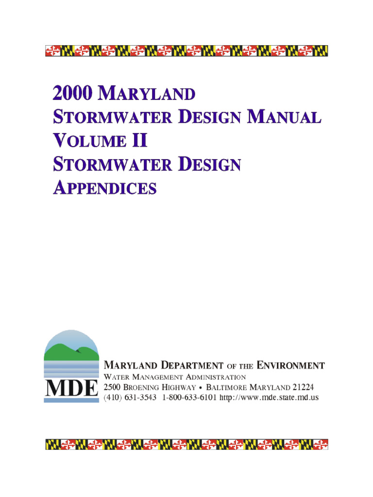 MD SWM Volume 2 | PDF | Appalachian Mountains | Soil