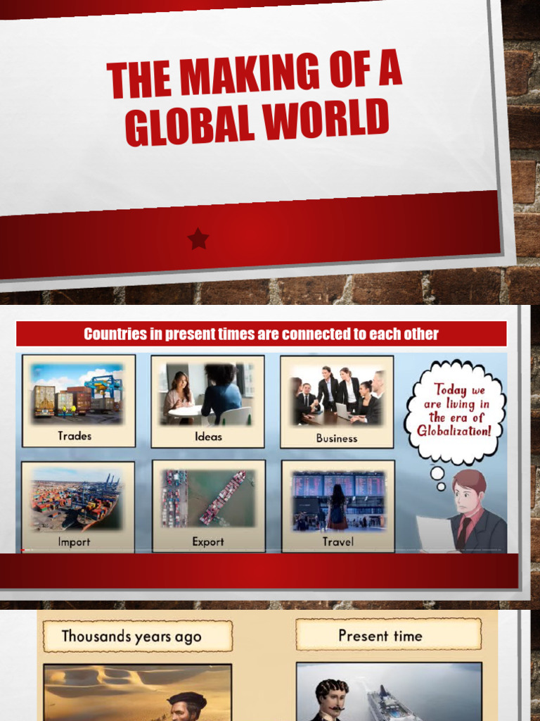 The Making of Global World | PDF | Trade | Silk Road