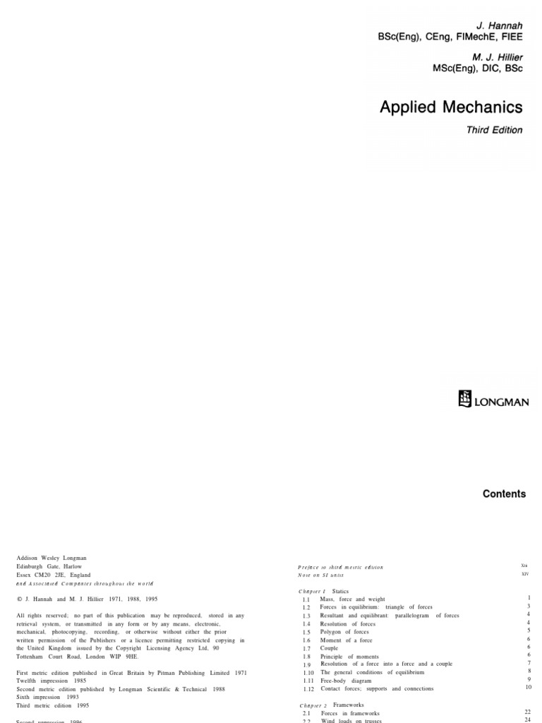 Applied Mechanics | PDF | Fluid Dynamics | Friction