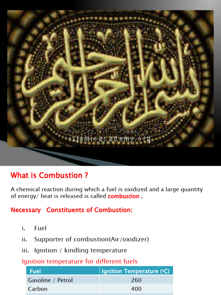 LEC-2 Combustion | PDF | Combustion | Stoichiometry