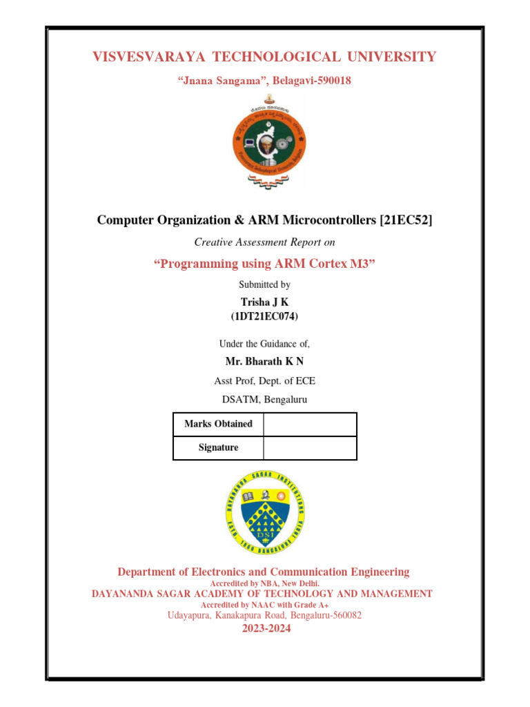 Tri Arm | Download Free PDF | Microcontroller | Central Processing Unit