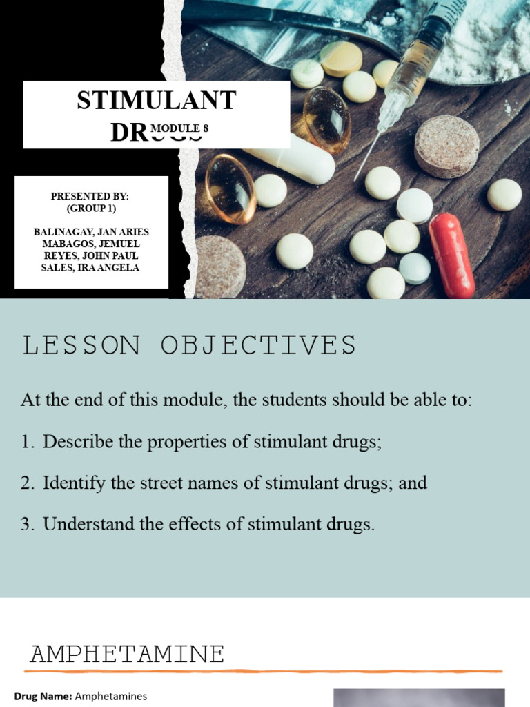 Stimulant Drugs | PDF | Stimulant | Cocaine