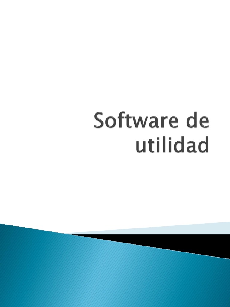 Software de Utilidad | PDF
