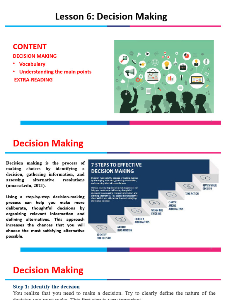 ISSUE 6 - Decision Making Process | PDF | Decision Making | Information