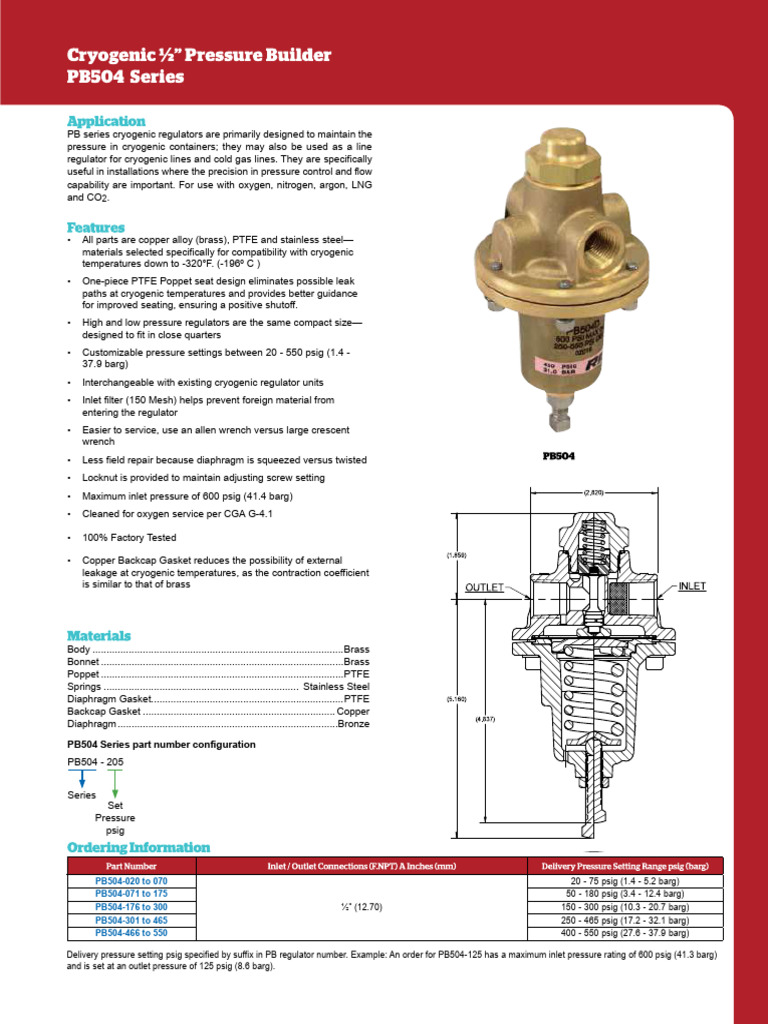 PB504 Cryo Service | PDF | Cryogenics | Materials