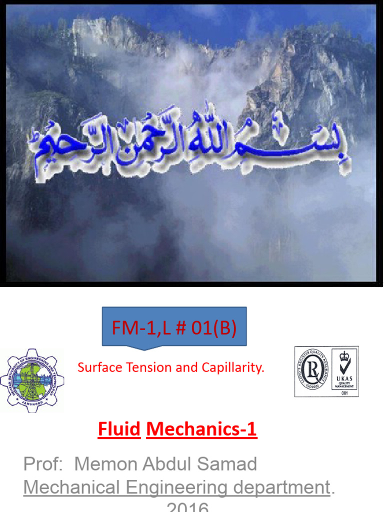 Surface Tension and Capillarity Explained | PDF | Surface Tension | Wetting