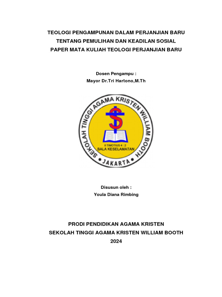 Paper Uas PB - Youla Diana Rimbing | PDF