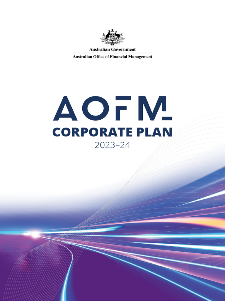 AOFM - Corporate Plan 2023-24 - Web - Final | PDF | Securitization | Debt