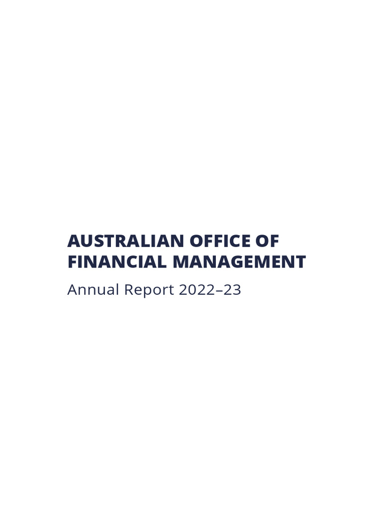 AOFM 2022-23 Annual Report - WEB | PDF | Bonds (Finance) | United ...