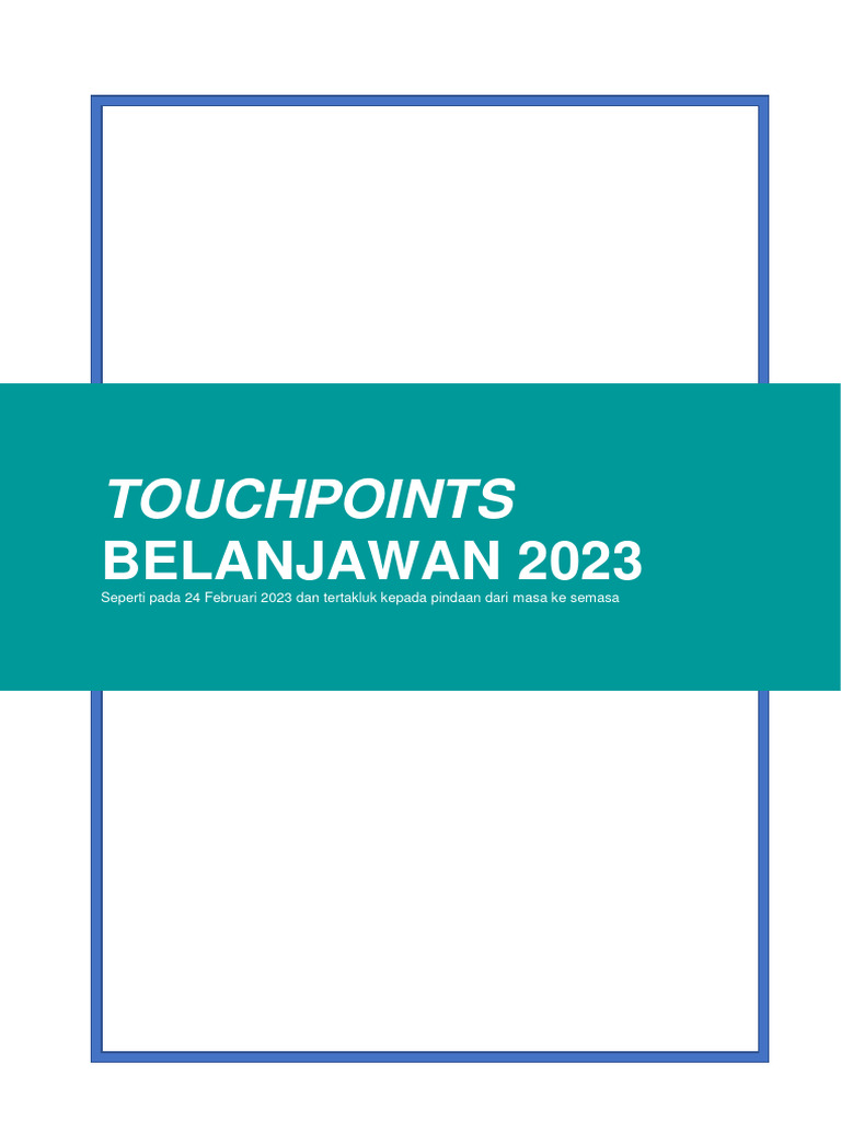 2023 Touchpoint | PDF