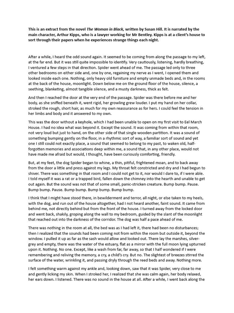 1. Woman in Black extract | PDF